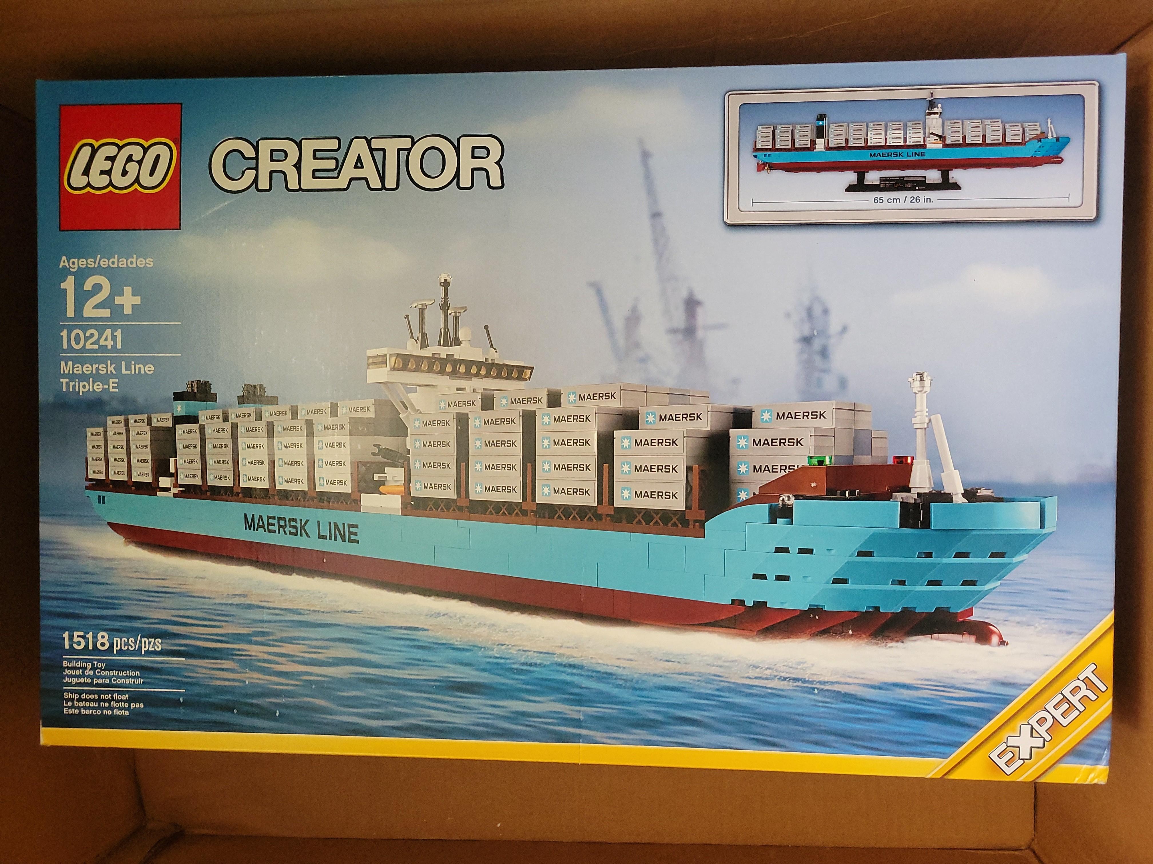 Lego 10241 Maersk Line Triple-E 全新未開, 興趣及遊戲, 旅行, 旅遊 - 旅行必需品及用品 - Carousell
