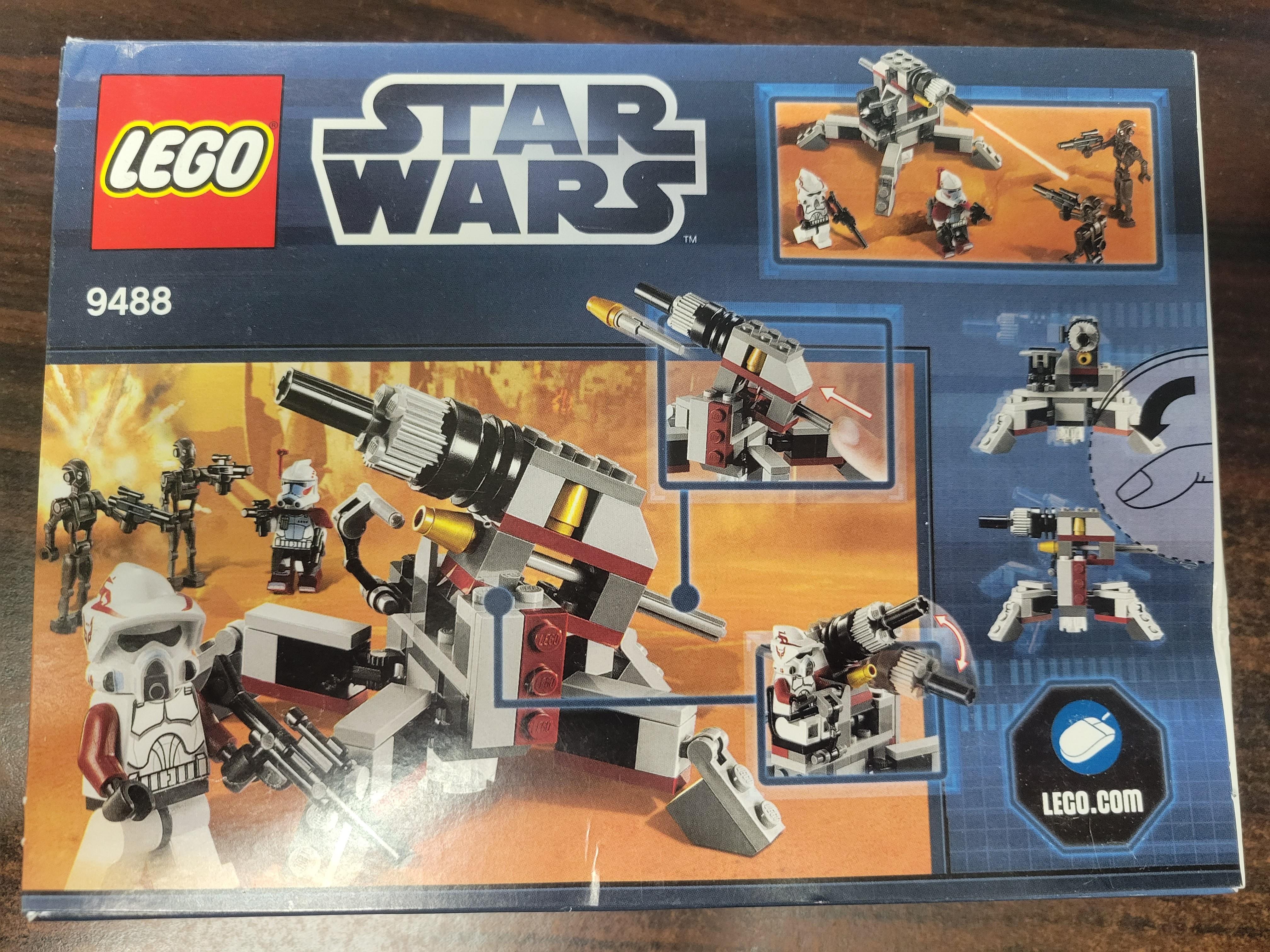Lego Star War 9488 Elite Clone Trooper & Commando Droid Battle Pack 全新 ...