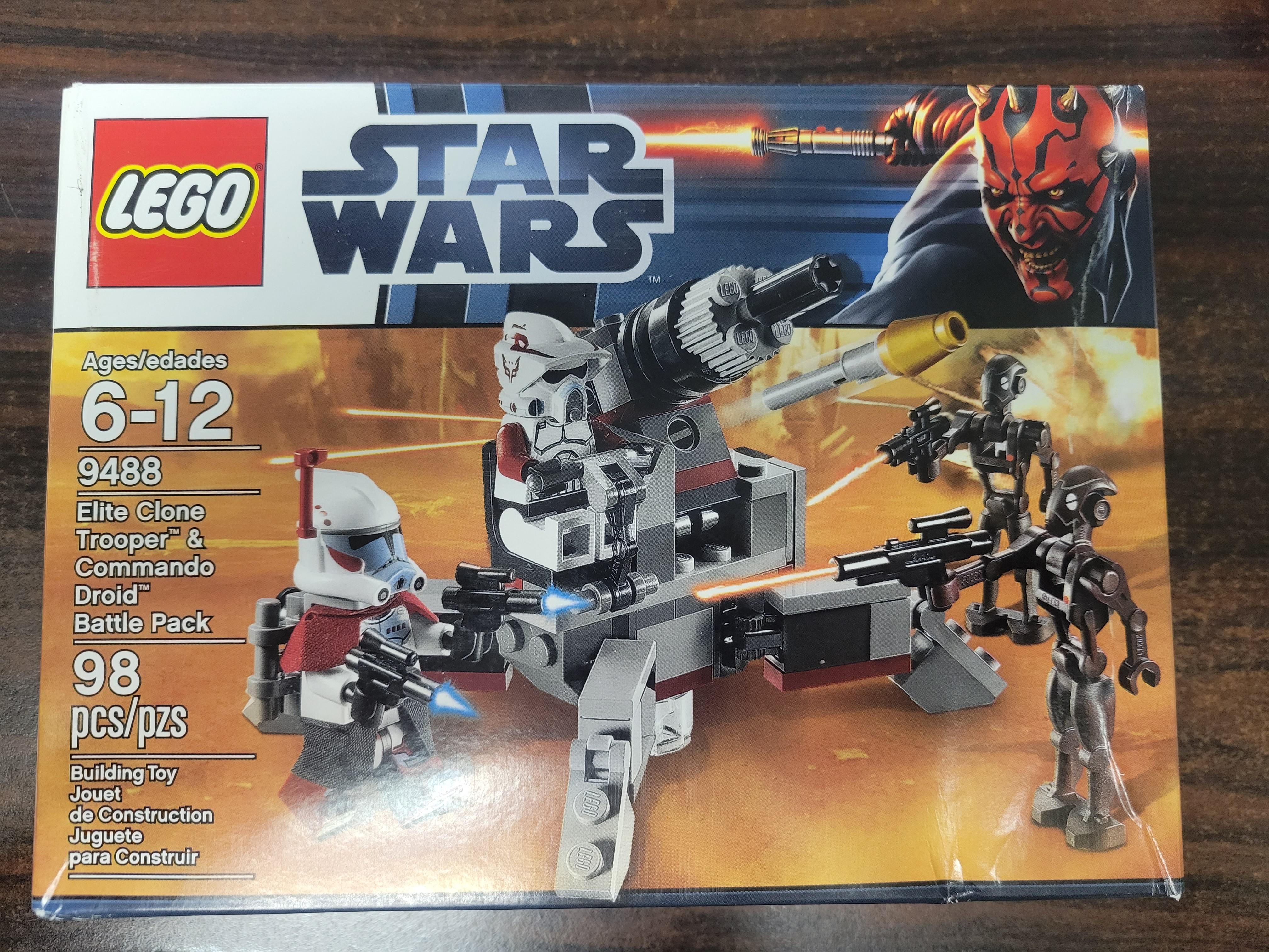 Lego Star War 9488 Elite Clone Trooper & Commando Droid Battle Pack 全新 ...