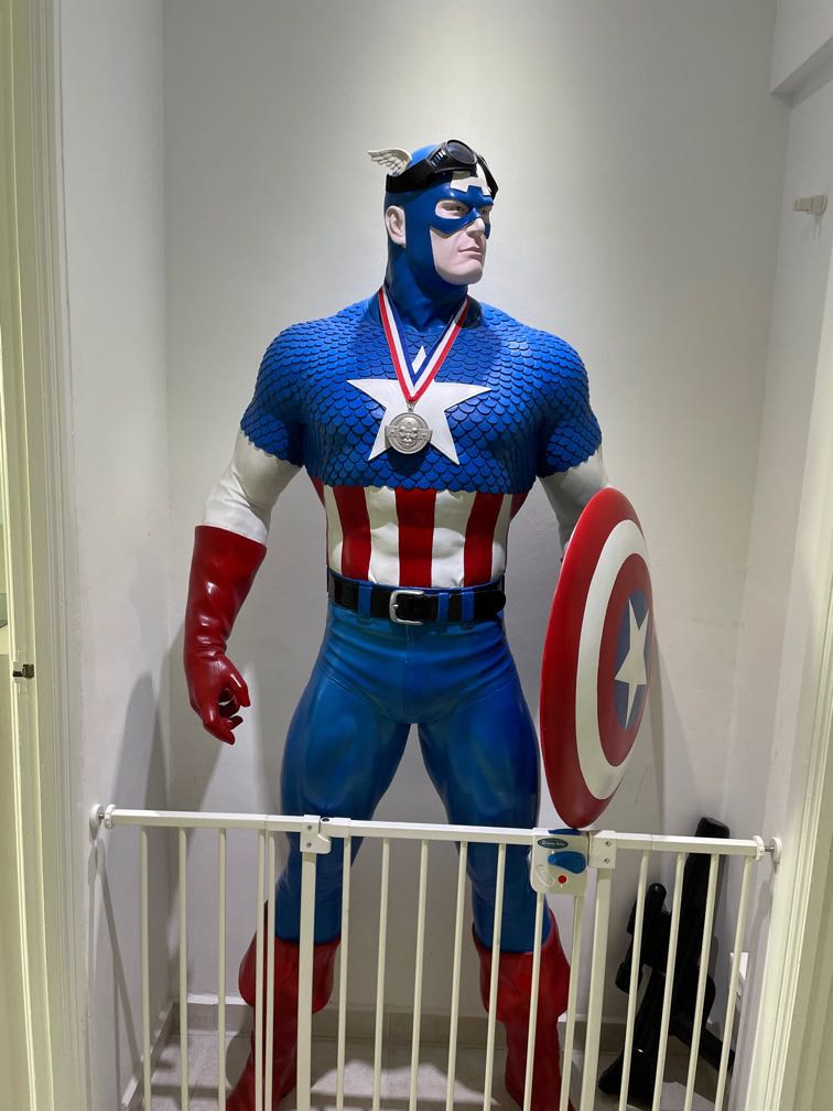 Life Size Captain America, Hobbies & Toys, Toys & Games on Carousell