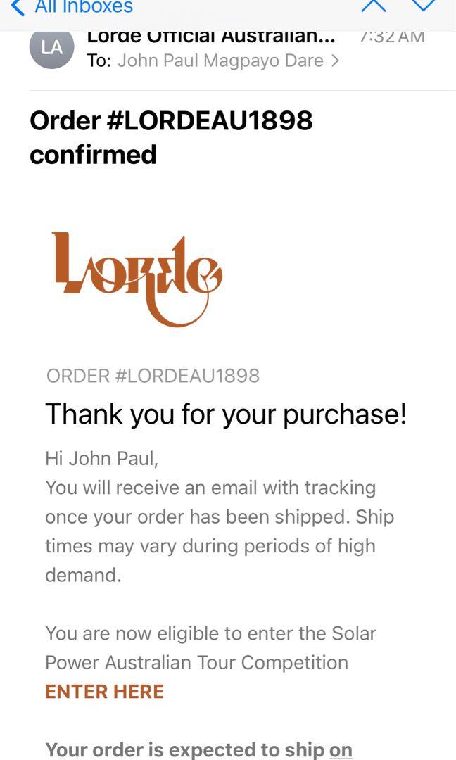 Lorde - Solar Power Music Box (discless product), Hobbies & Toys, Music ...