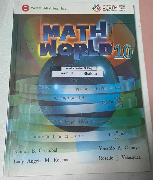 Math World 10, Hobbies & Toys, Books & Magazines, Textbooks on Carousell