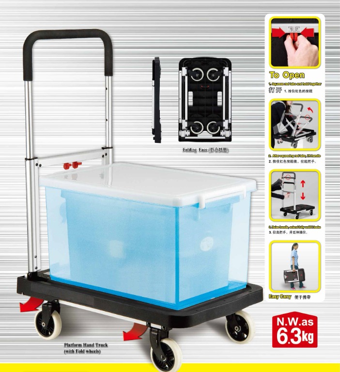 MIC1001 Foldable Trolley, Everything Else on Carousell
