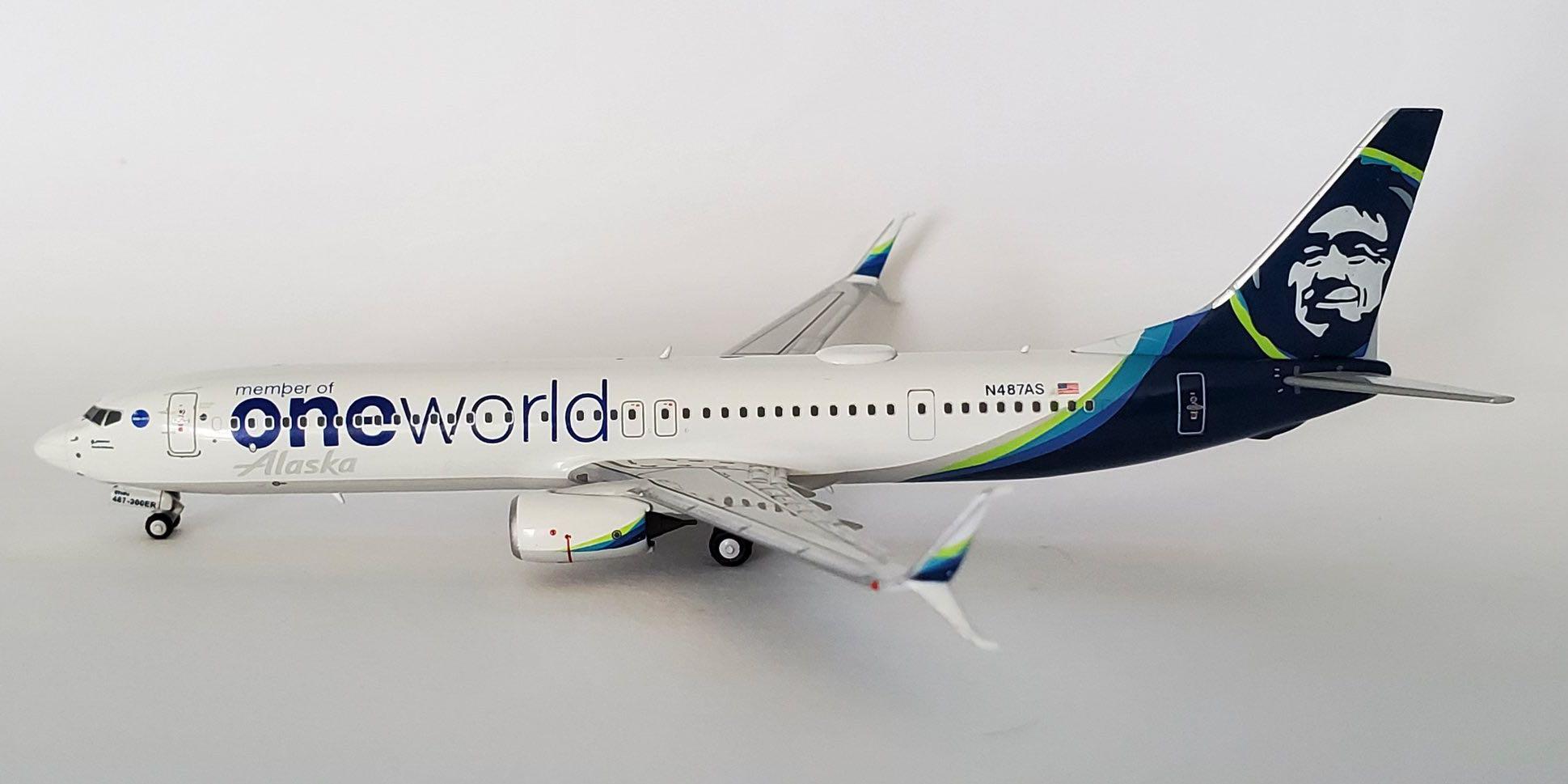 NG Models Alaska Airlines Boeing B737-900ER 'OneWorld' Livery N487AS ...