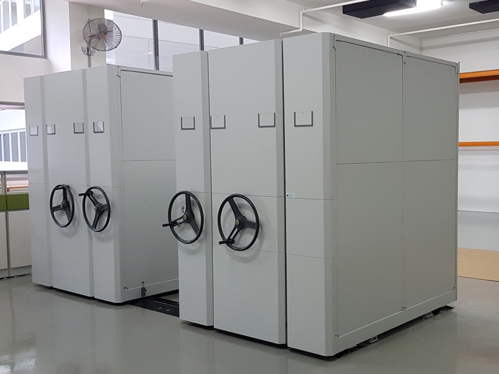 Office storage compactus, Furniture & Home Living, Furniture, Shelves ...