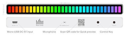 ORIGINAL RGB Music levels lights, Furniture & Home Living, Lighting ...