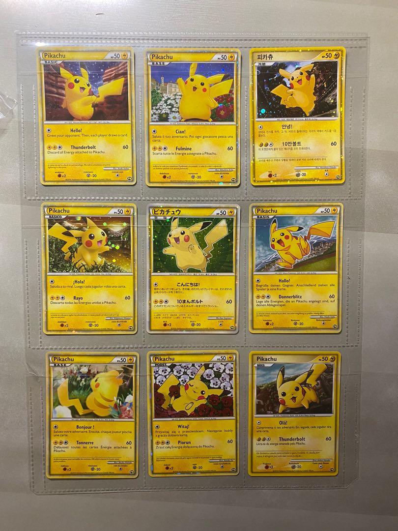 Pokemon Card TCG Pikachu World Collection Green 7-11 Promo Version ...