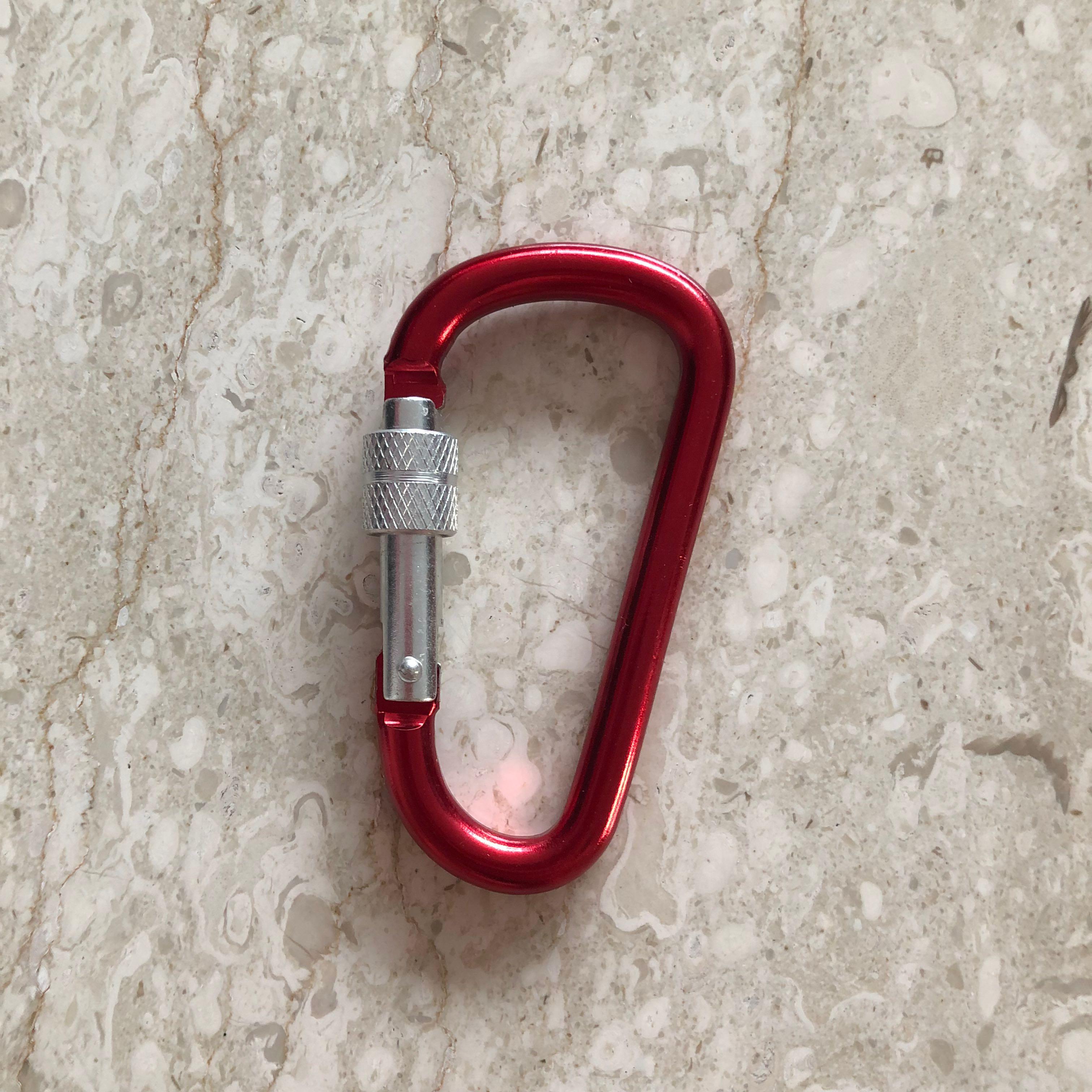 red carabiner, Everything Else on Carousell