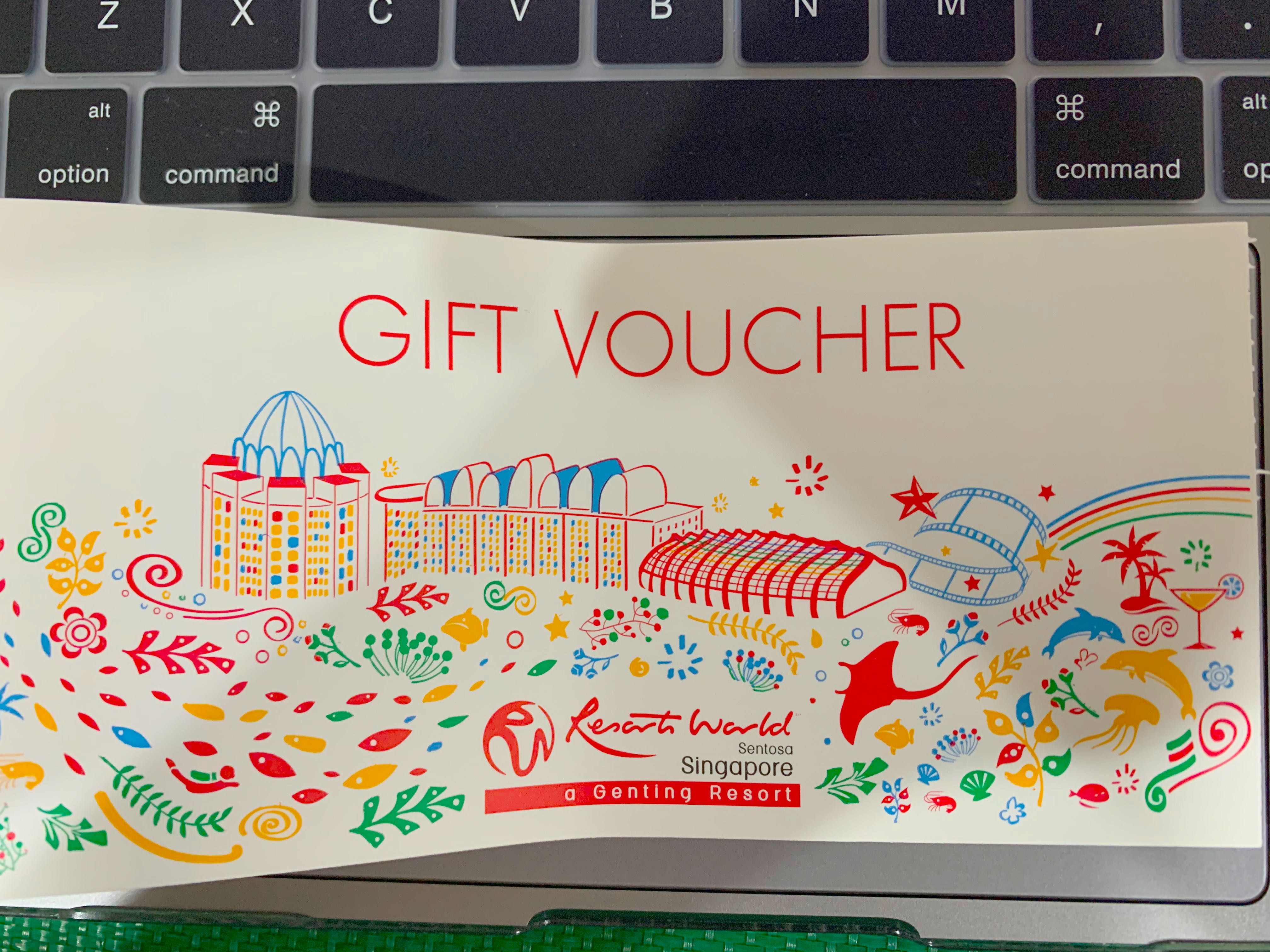 RWS gift voucher, Tickets & Vouchers, Vouchers on Carousell