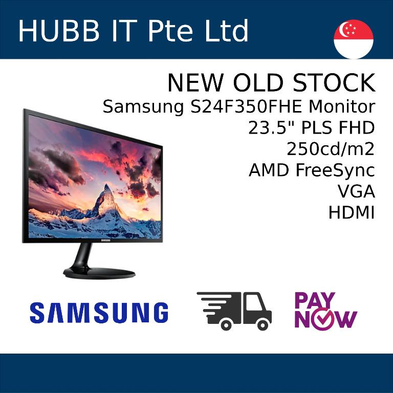 Samsung S24F350FHE 23.5” Monitor (New Old Stock), Computers & Tech ...