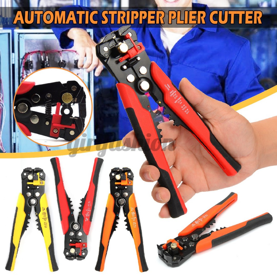 Self-Adjustable Automatic Cable Wire Crimper Crimping Tool Stripper ...