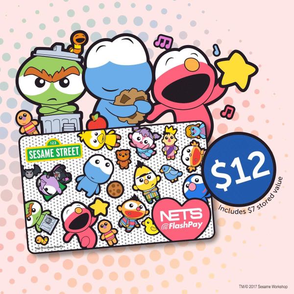 Sesame Street NETS Flashpay card, Everything Else on Carousell