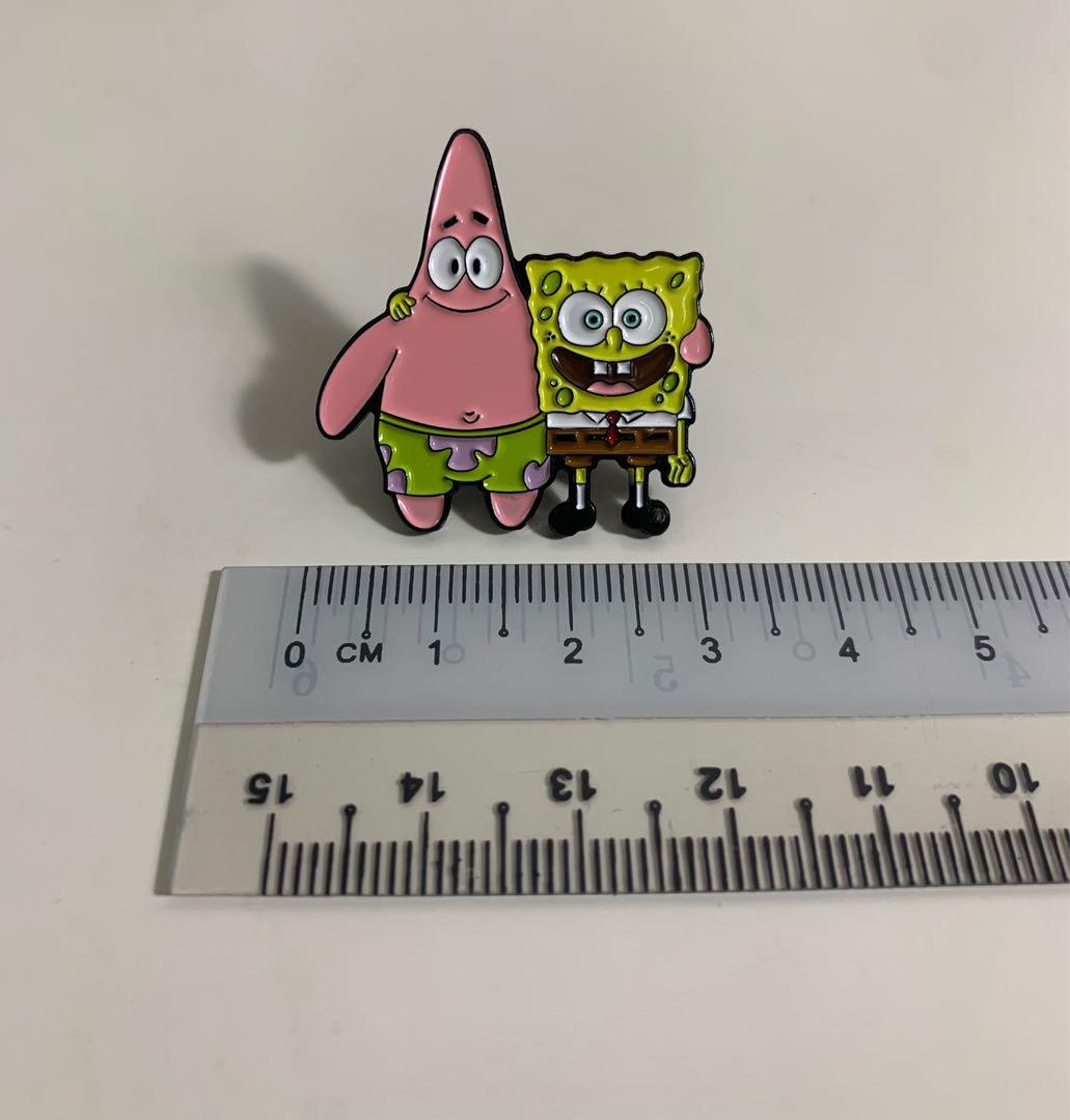 Spongebob & Patrick Pin, Men's Fashion, Watches & Accessories, Cap ...