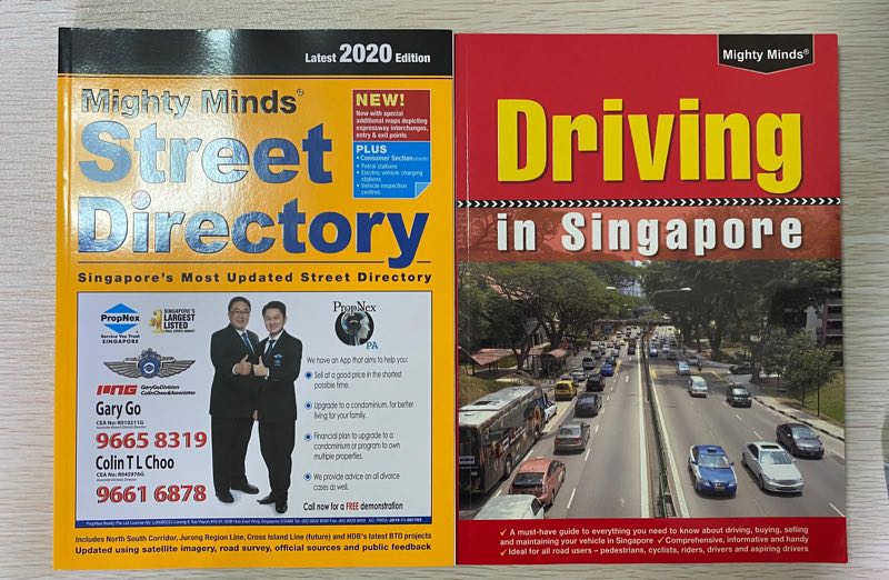 Street Directory 2020 Edition & Driving in Singapore, Hobbies & Toys ...