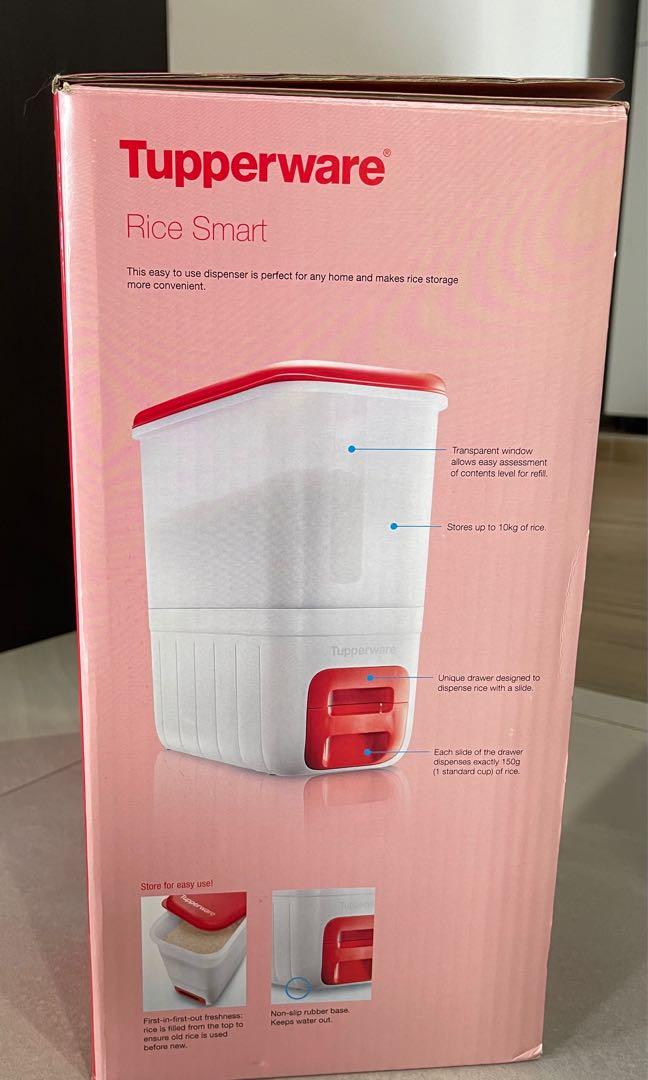 Tupperware Rice Smart dispenser, Furniture & Home Living, Kitchenware ...