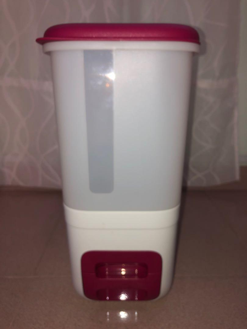 Tupperware Smart Rice Dispenser (10kg), Furniture & Home Living ...