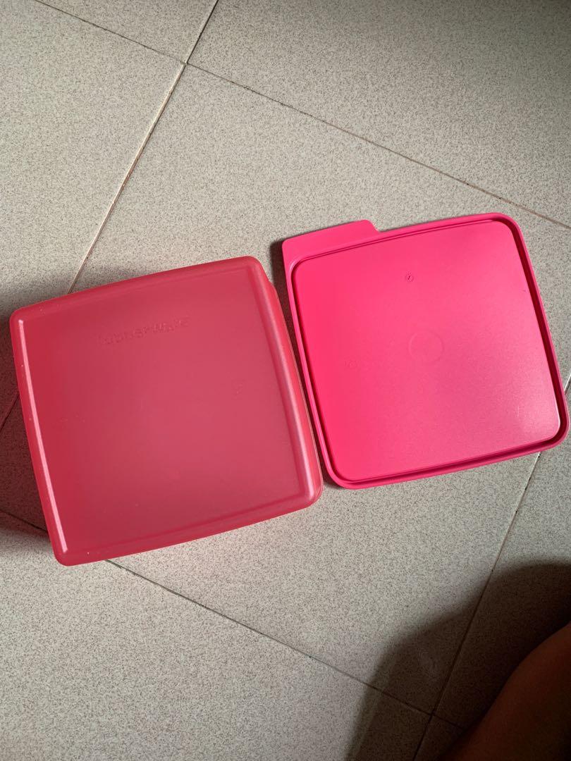 Tupperware Square 2.5L & Round 1.7L, Furniture & Home Living ...