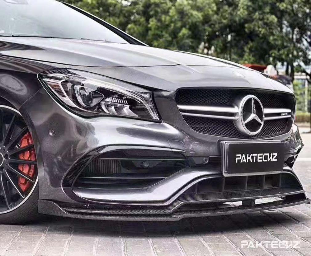 W117 FULL BODYKIT FRONT BUMPER BOOT LIP SIDE SKIRT REAR DIFFUSER GRILLE ...