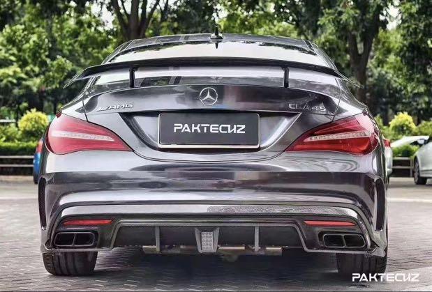 W117 FULL BODYKIT FRONT BUMPER BOOT LIP SIDE SKIRT REAR DIFFUSER GRILLE ...