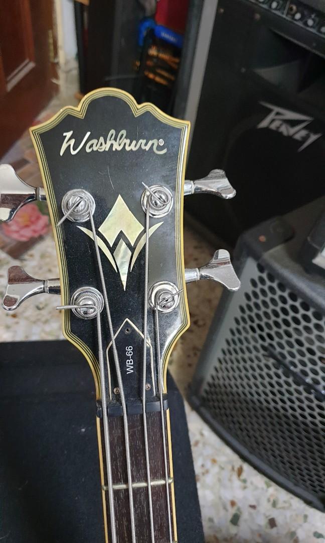 washburn idol WB66 WB 66 bass guitar, Hobbies & Toys, Music & Media ...