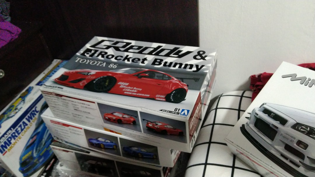 1:24 aoshima greddy&rocket bunny ft86, Hobbies & Toys, Toys & Games on Carousell