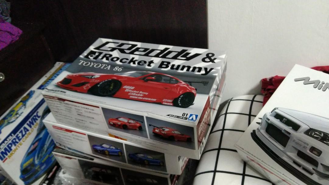 1:24 aoshima greddy&rocket bunny ft86, Hobbies & Toys, Toys & Games on Carousell