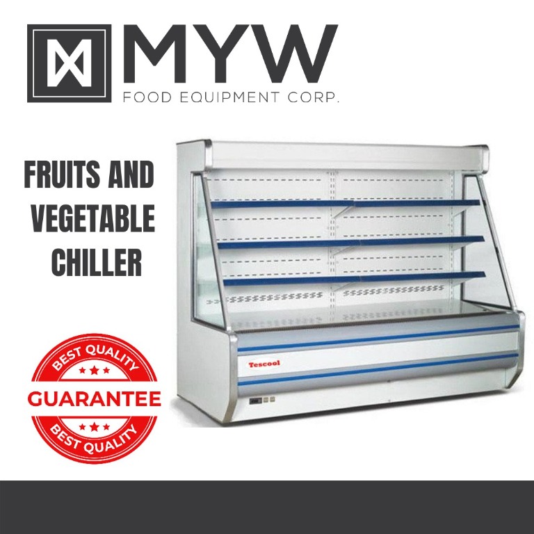 3 METERS OPEN TYPE DISPLAY CHILLER IDEAL FOR BEVERAGE, CAKES, FRUITS ...