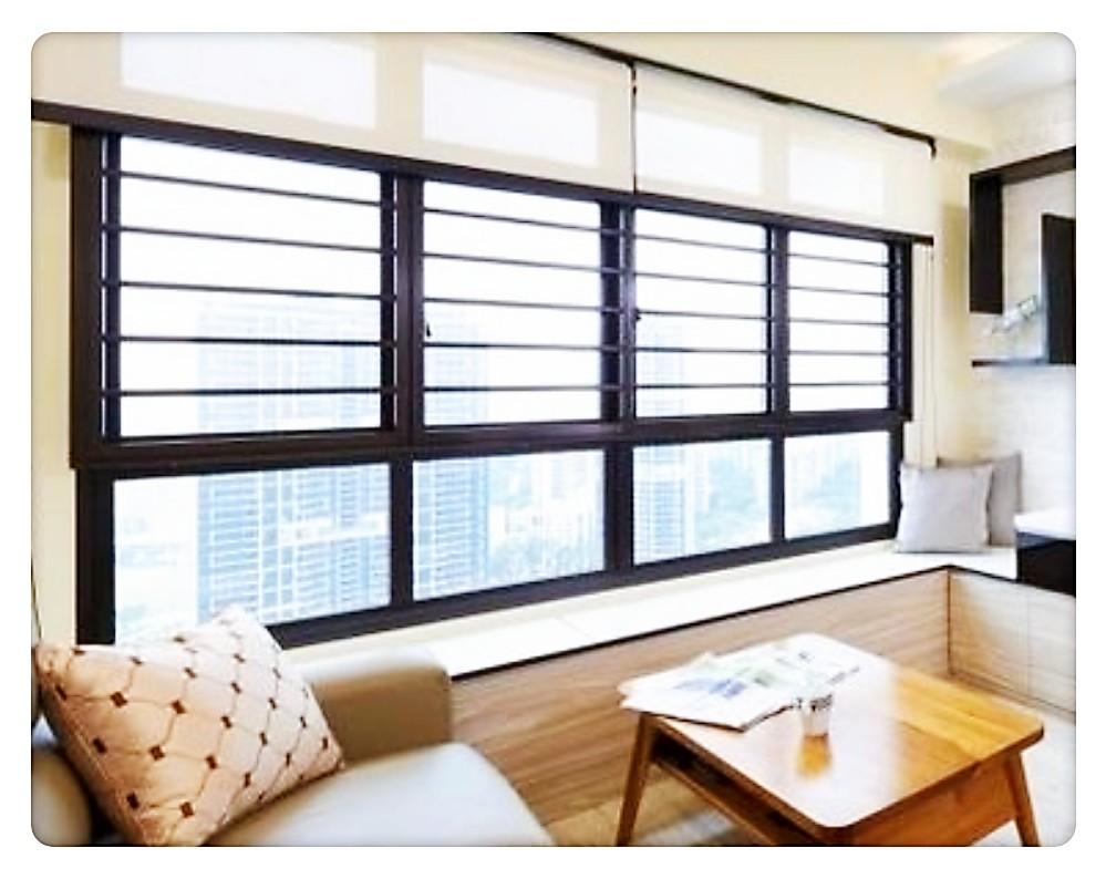 BTO Window Grilles Aluminium Sliding Door Grilles with Pet Friendly ...