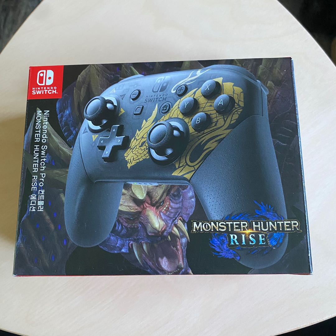 [BNIB] Nintendo Switch Pro Controller (Monster Hunter Rise), Video ...