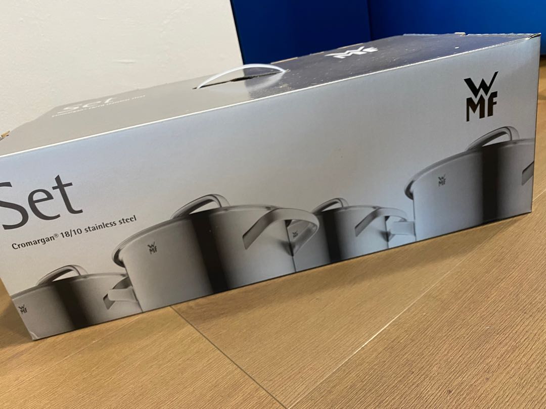 Brand new WMF Set of 3 pots & lids, Furniture & Home Living ...