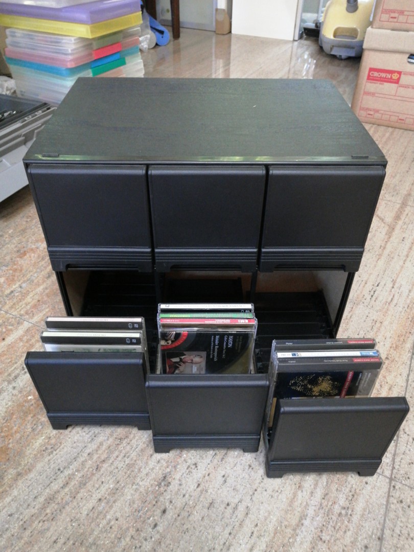 PRICE DROP: CD Storage Drawers - 2 sets, Furniture & Home Living ...