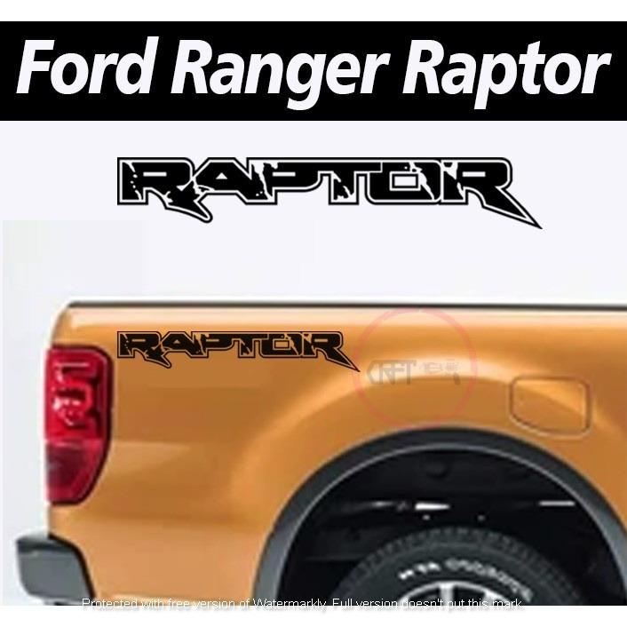 CFS68 High Quality Ford Ranger Raptor Wildtrak Logo Sticker Stiker ...