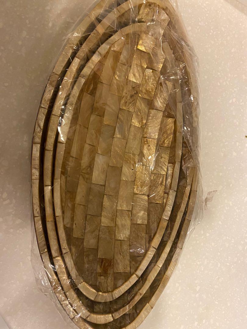 Coconut shell plates, Furniture & Home Living, Kitchenware & Tableware ...