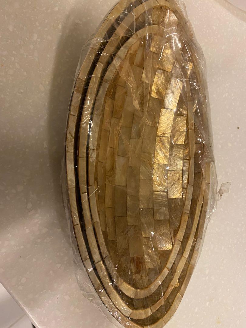 Coconut shell plates, Furniture & Home Living, Kitchenware & Tableware ...