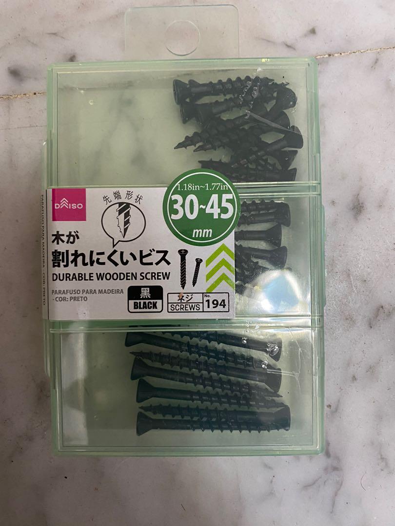 Daiso Wooden Screw + Drill Bit, Hobbies & Toys, Stationery & Craft ...