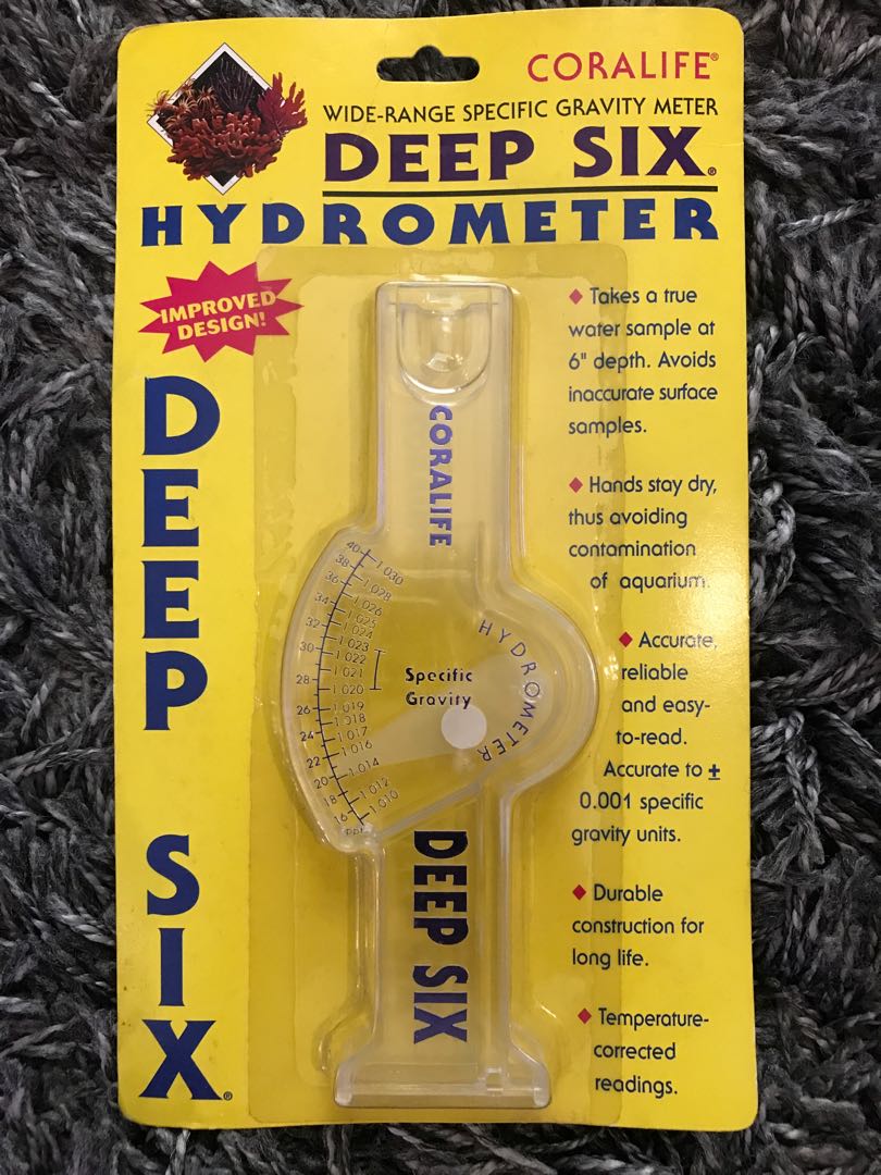 Deep Six Hydrometer, Pet Supplies, Homes & Other Pet Accessories on Carousell
