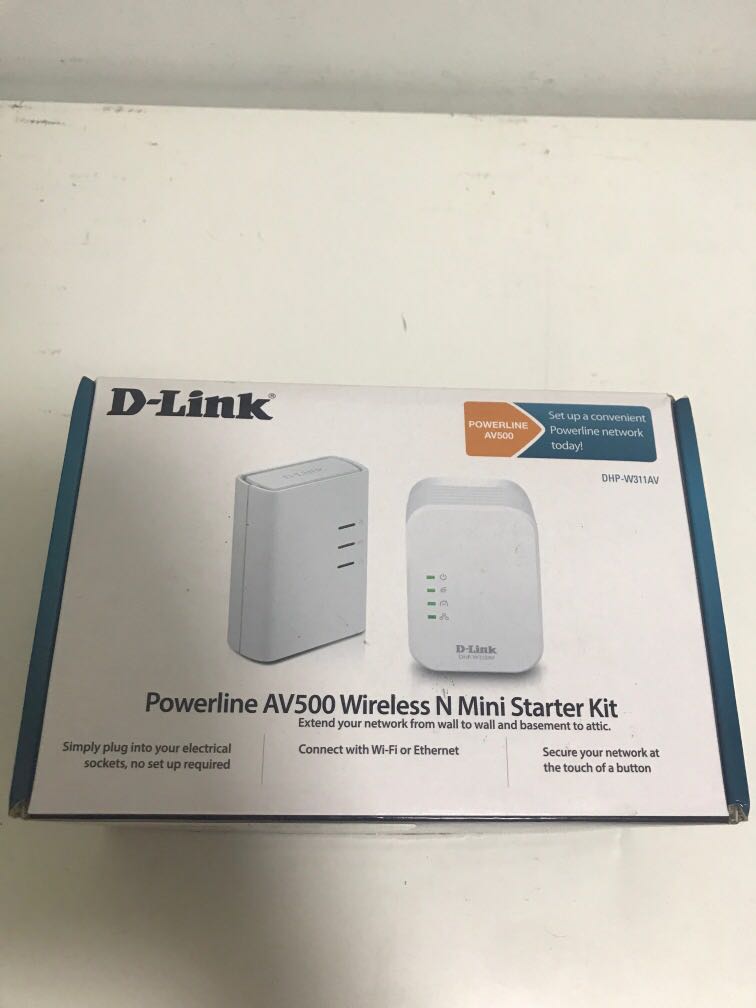 D-Link Powerline AV500 Wireless Extender, Computers & Tech, Parts ...