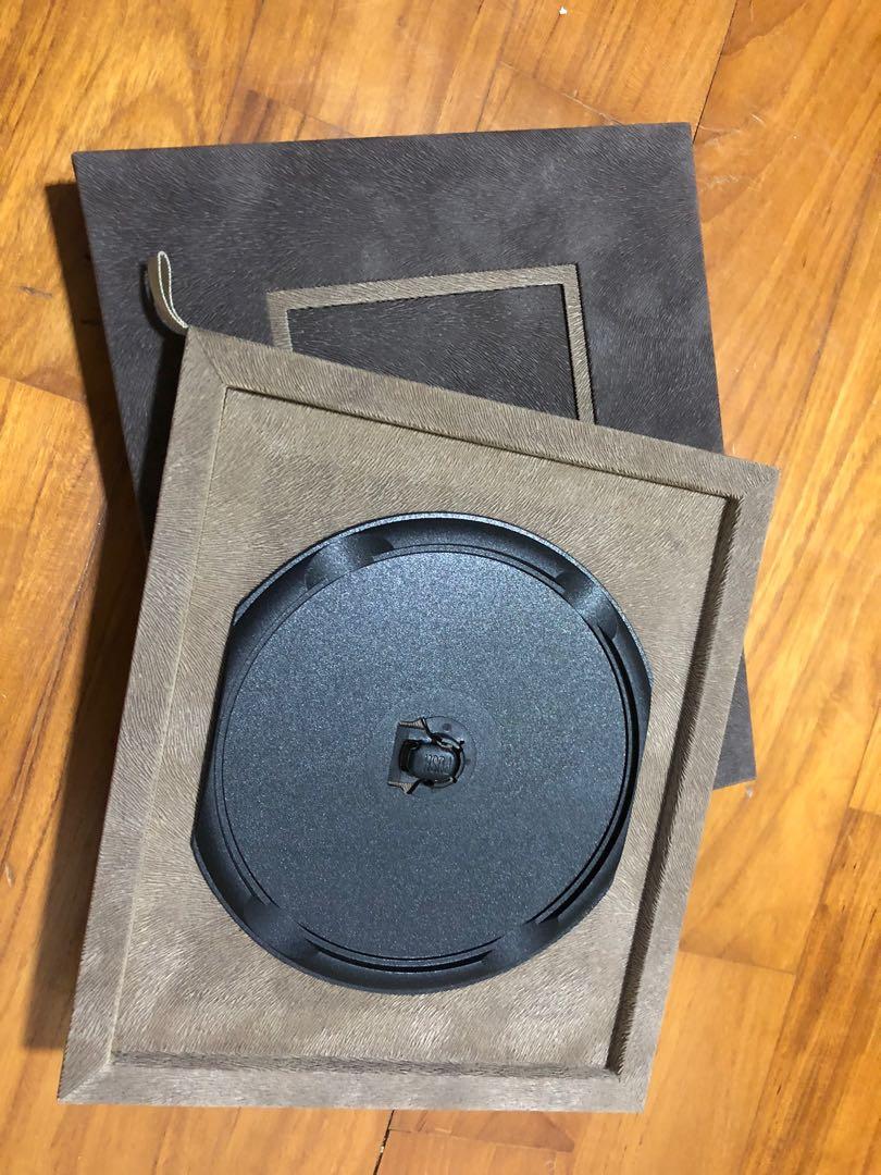 Double sided z brown CD or DVD cover with space to insert rectangle ...