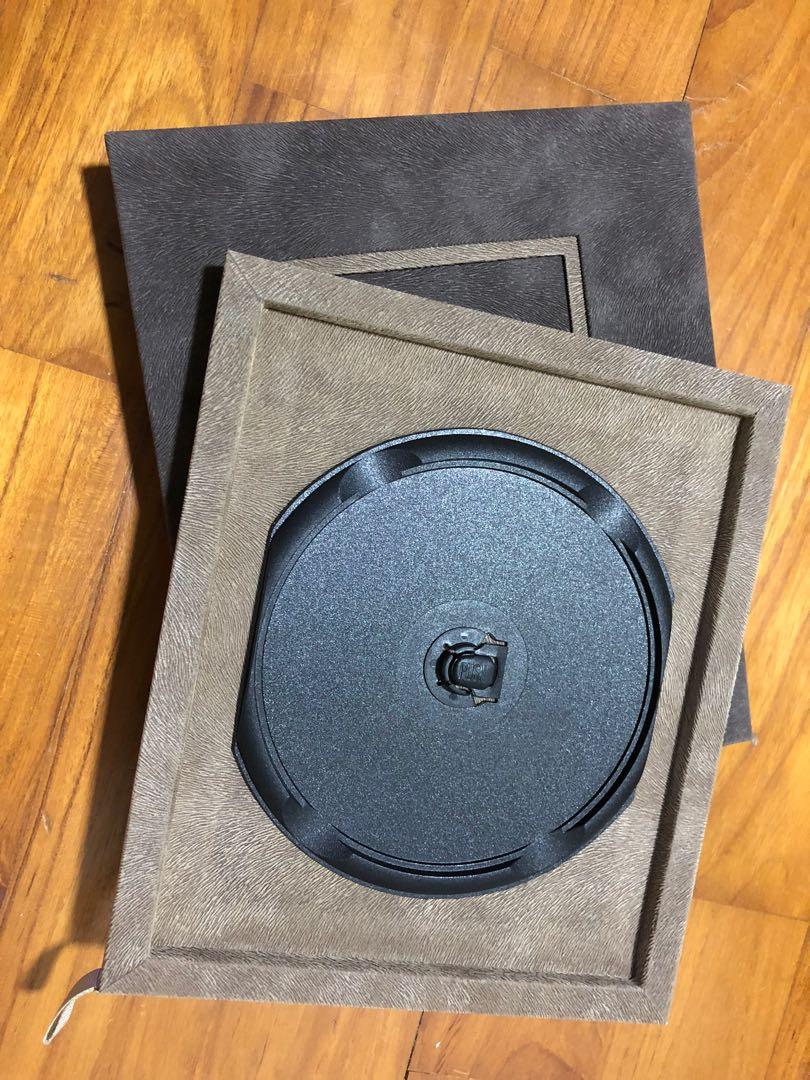 Double sided z brown CD or DVD cover with space to insert rectangle ...