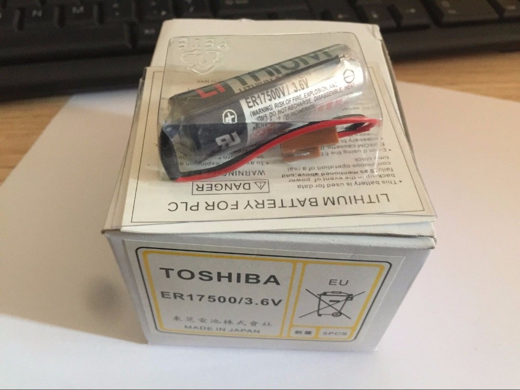ER17500V 3.6V TOSHIBA Battery, Photography, Photography Accessories ...
