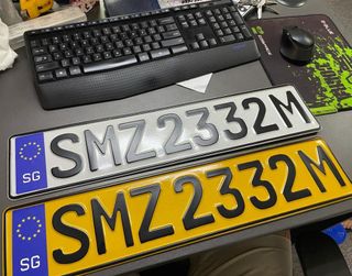 HongKong Font Acrylic Number Plate Design, Car Accessories, Car Plates ...