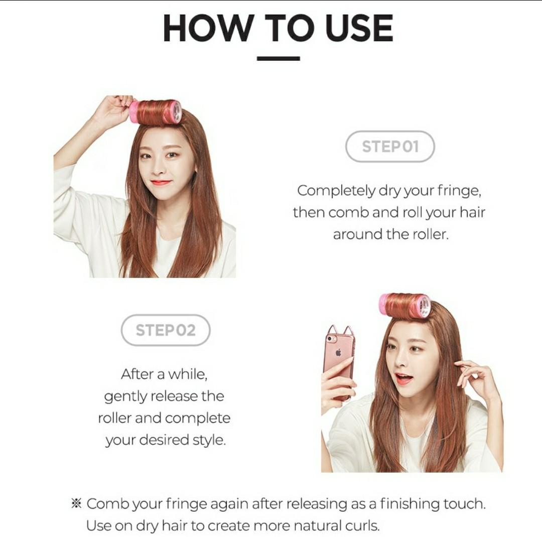 Fillimilli Hair Fringe Roller, Beauty & Personal Care, Hair on Carousell