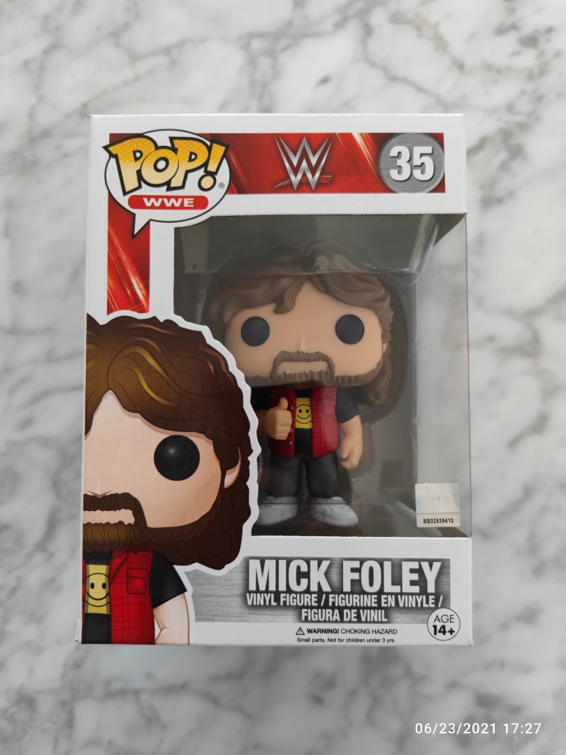 Funko Pop Mick Foley #35, Hobbies & Toys, Toys & Games on Carousell