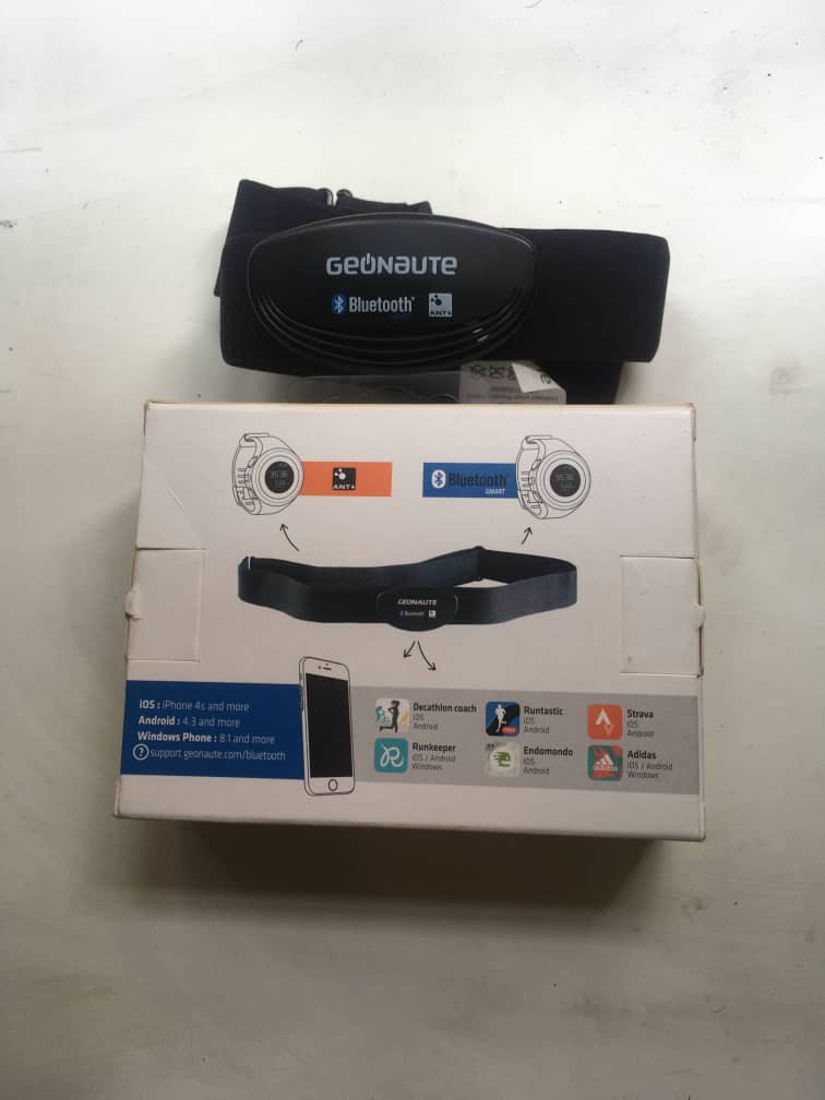 Geonaute Dual Heart Rate Monitor HRM Belt, Sports Equipment, Exercise ...