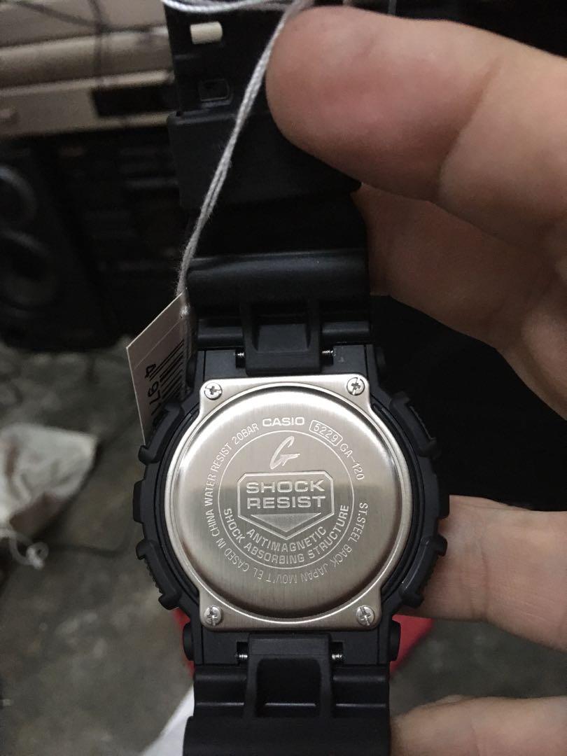 G-SHOCK GA120 1ADR RED BULL SPECIAL LIMITED EDITION, Men's Fashion ...