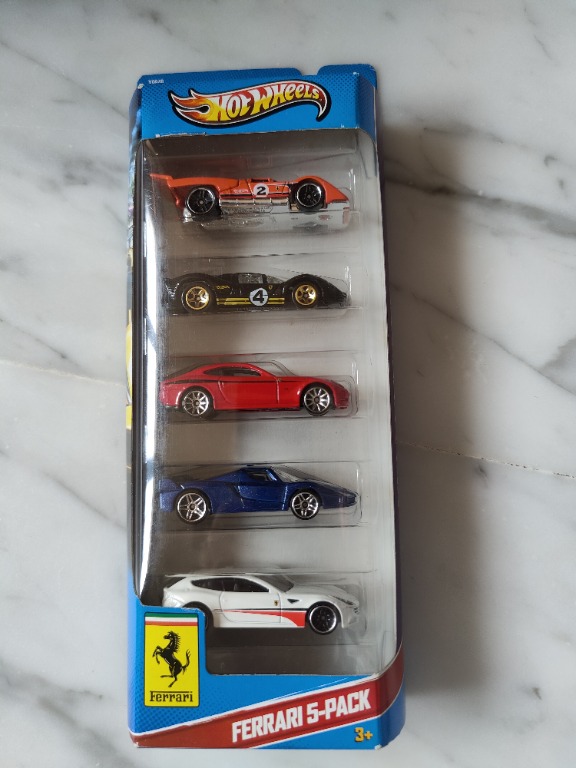 Hot Wheels Ferrari 5 Pack 2012, Hobbies & Toys, Toys & Games on Carousell