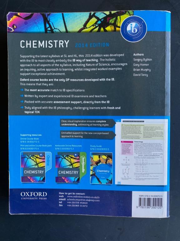 IB Chemistry Textbook, Hobbies & Toys, Books & Magazines, Textbooks on ...