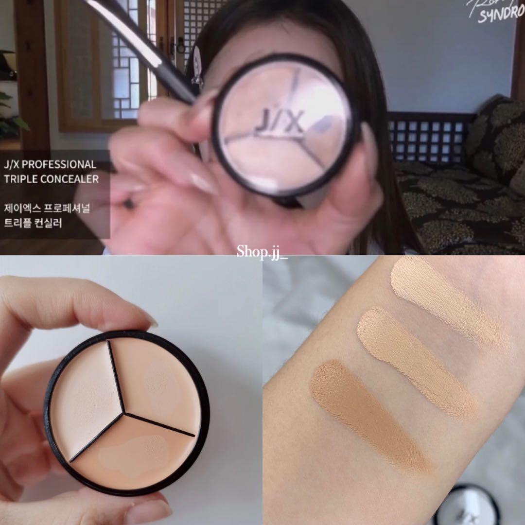《現貨》J/X Professional Triple Concealer, 美容＆化妝品, 健康及美容 - 皮膚護理, 面部 - 面部護理 - Carousell