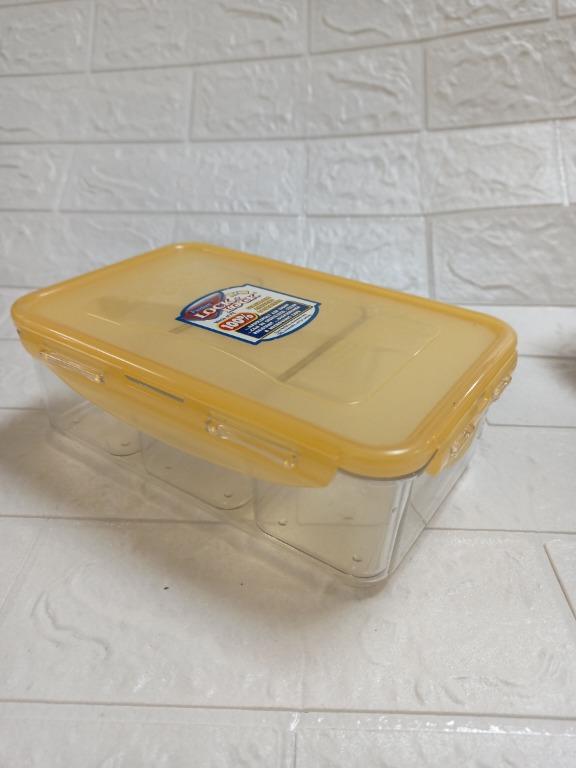 Lock-Lock / Everin Korea Rectangular Food Container 1L with 3 ...