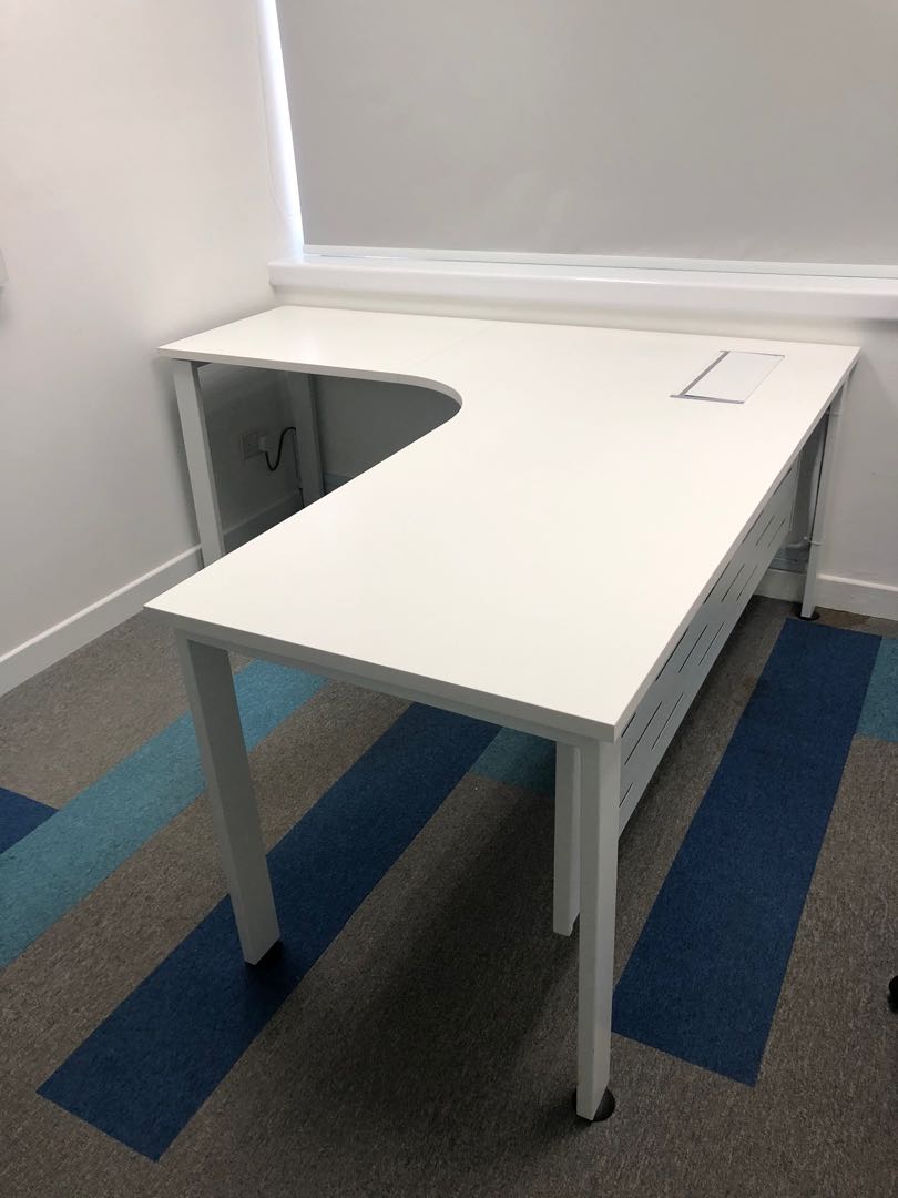 L-shaped Table, Furniture & Home Living, Furniture, Tables & Sets on ...